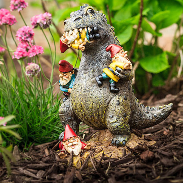 Garden Godzilla Eats Your Gnomes | OhGizmo!